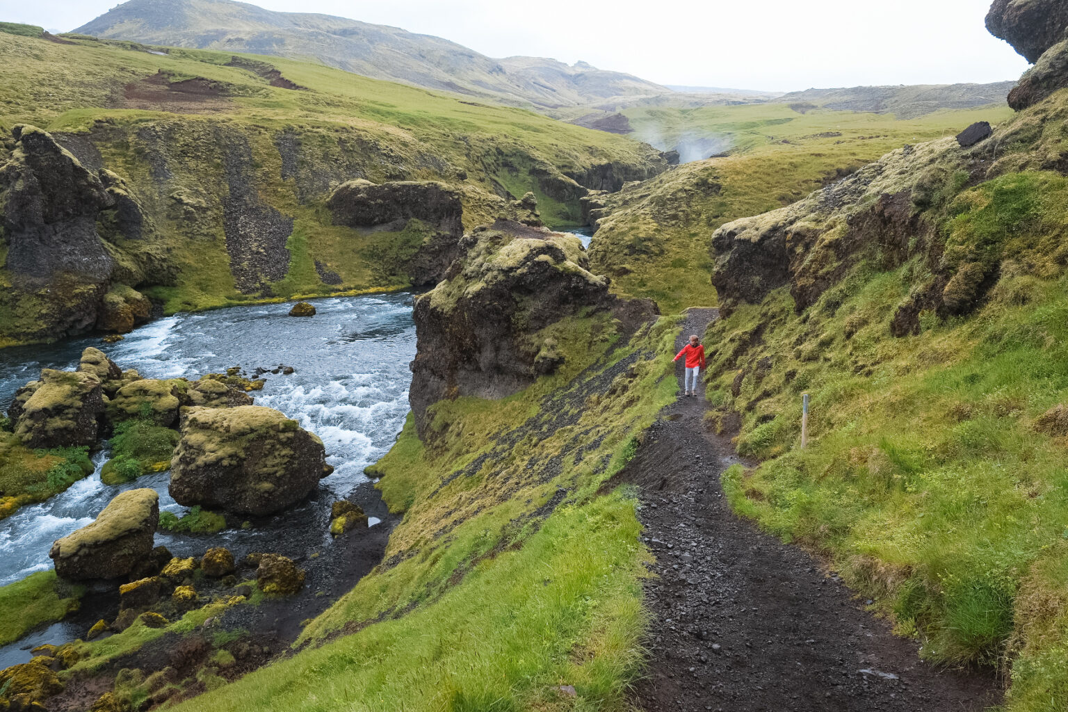 The Unbelievable Skogafoss Waterfall Hike (up the Beautiful ...