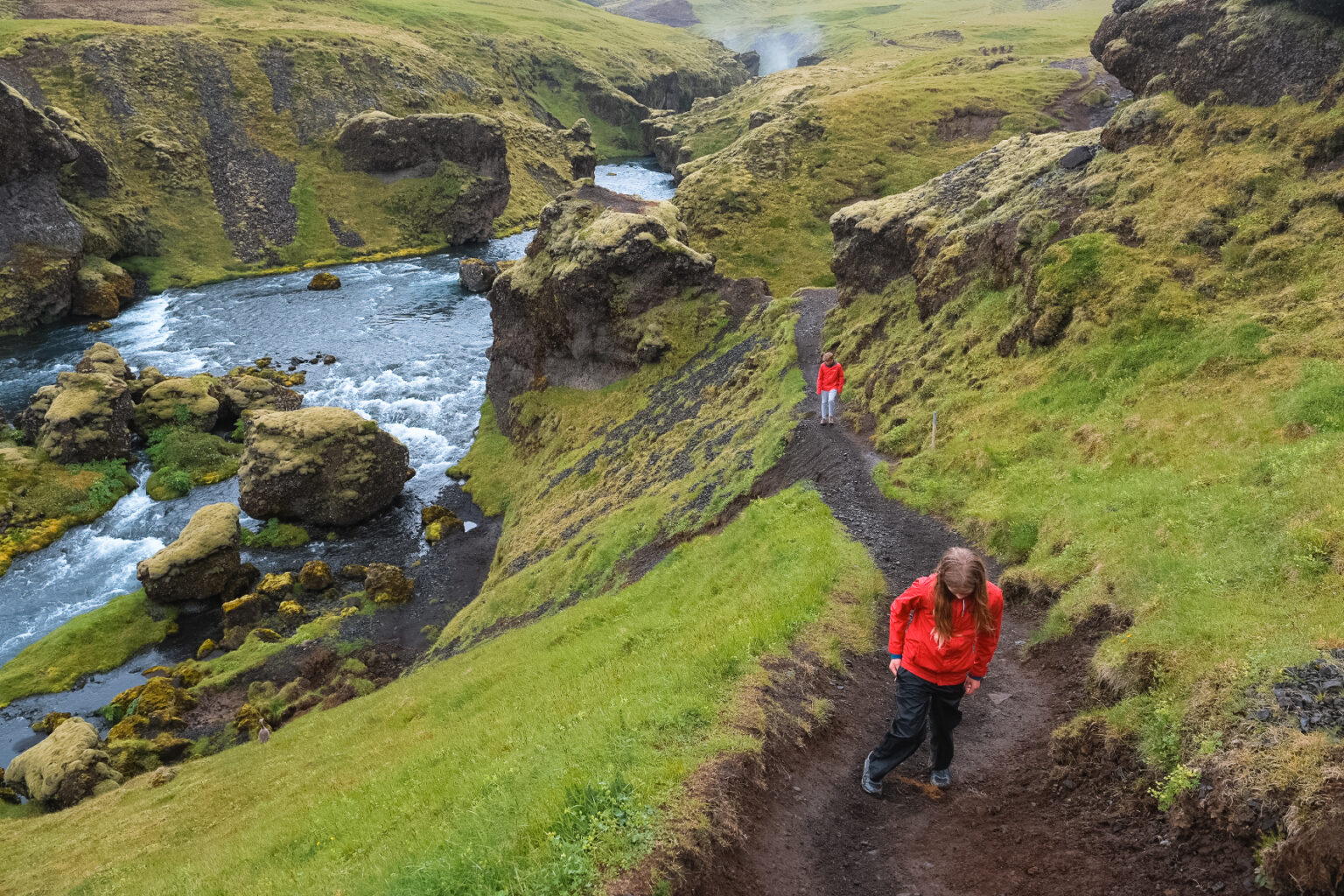 The Unbelievable Skogafoss Waterfall Hike (up the Beautiful ...