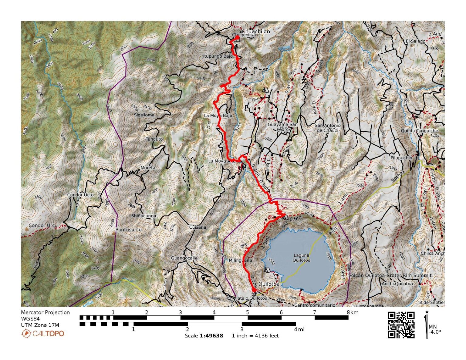 Quilotoa Loop Map and Hiking Tips: How to Plan This Epic 3-Day Trek in ...