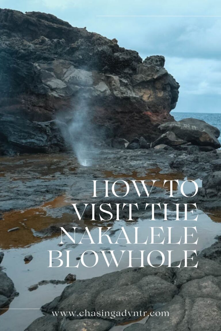 How to Visit the Nakalele Blowhole Maui, Hawaii - Chasing ADVNTR