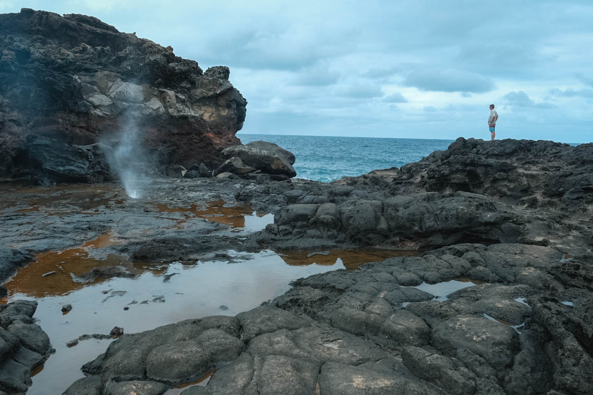How to Visit the Nakalele Blowhole Maui, Hawaii - Chasing ADVNTR