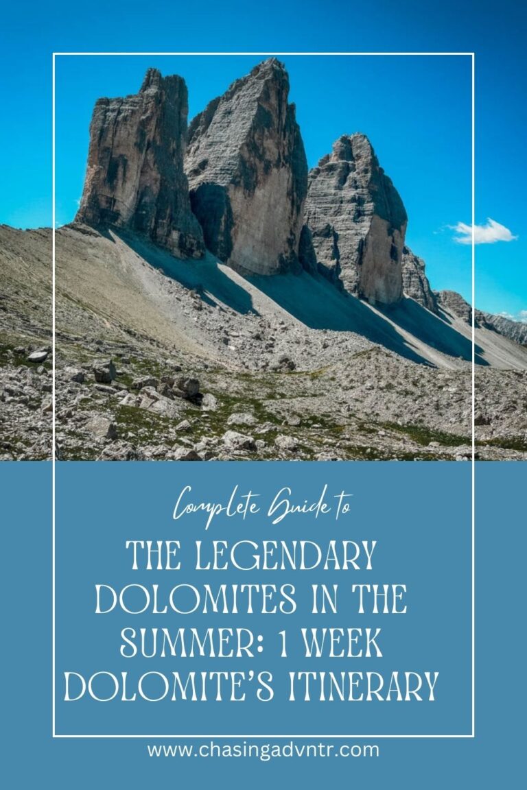 The Legendary Dolomites in the Summer: 1 Week Dolomite's Itinerary ...