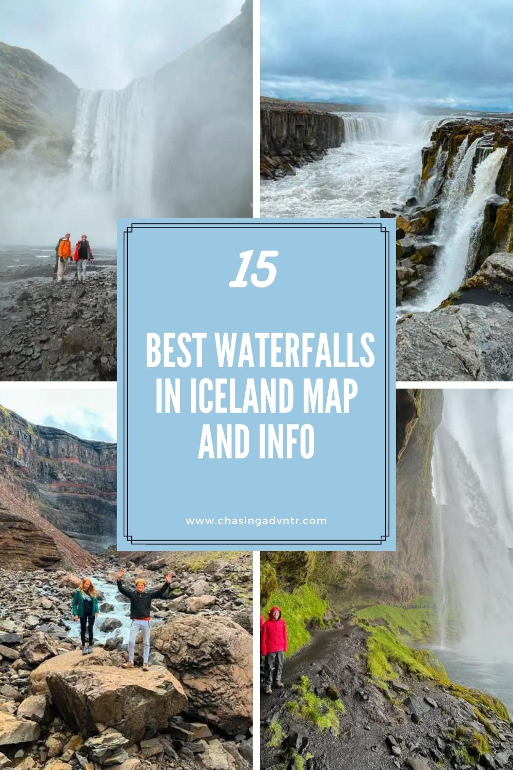 15+ Best Waterfalls in Iceland Map and Info - Chasing ADVNTR
