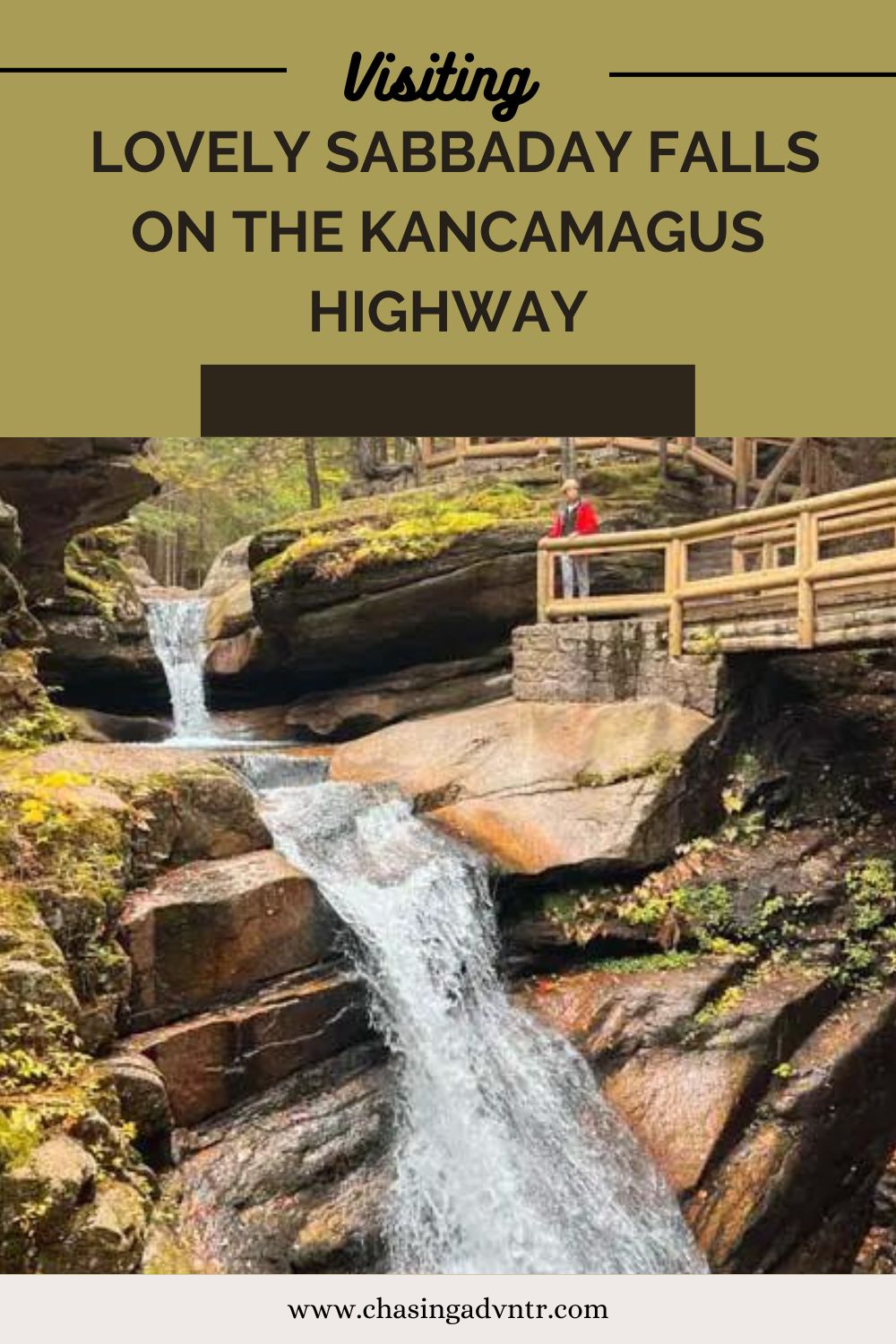 Visiting the Lovely Sabbaday Falls on the Kancamagus Highway - Chasing ...