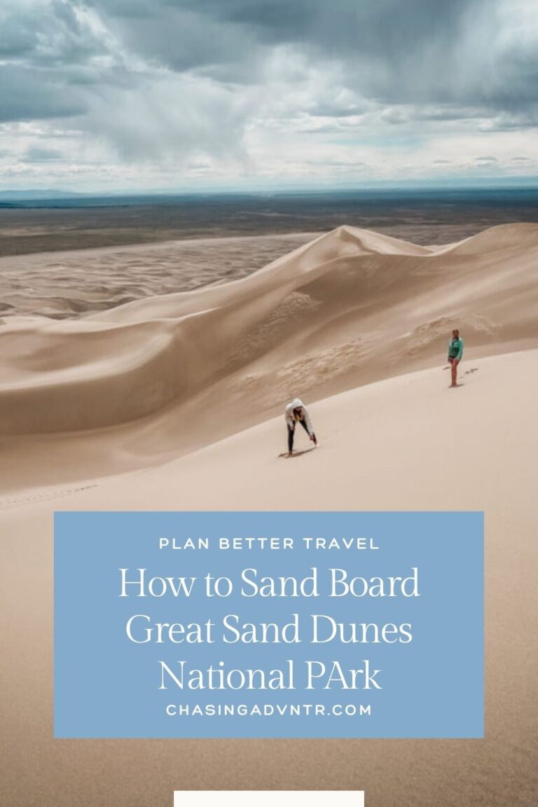 How to Sand Board Great Sand Dunes - Chasing ADVNTR