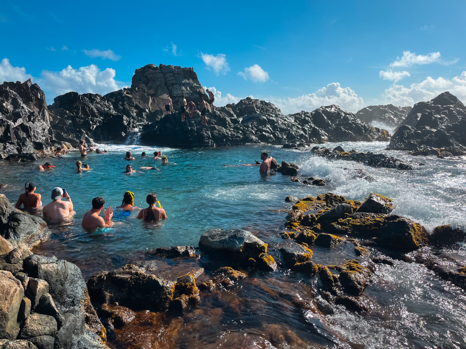 How to Visit 2 Natural Swimming Holes in Aruba: the Conchi Pool and the ...