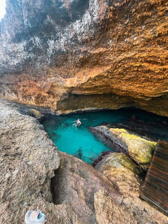 How to Visit 2 Natural Swimming Holes in Aruba: the Conchi Pool and the ...