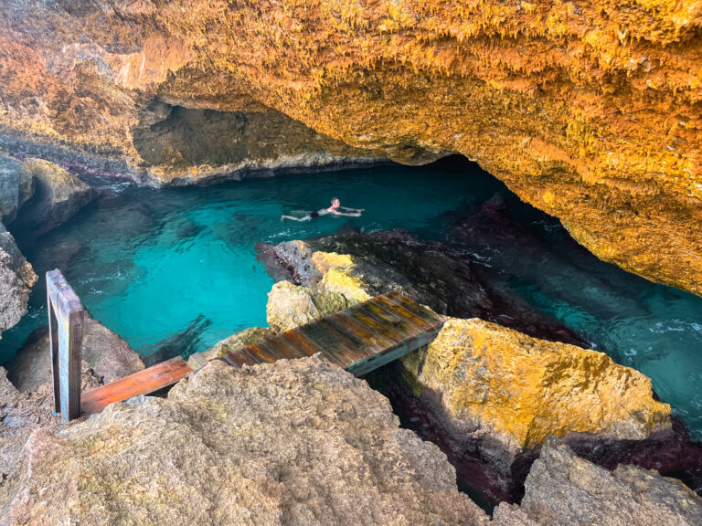 How to Visit 2 Natural Swimming Holes in Aruba: the Conchi Pool and the ...